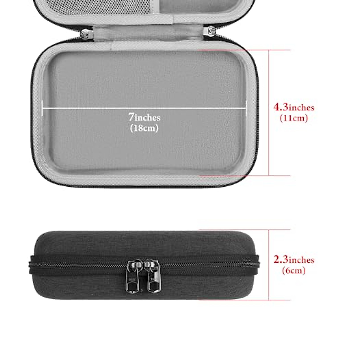 Geekria Numeric Keypad Case, Portable Number Pad Travel Case for 18-23 Keys Mechanical Numpad, Compatible with 8BitDo Retro 18 Mechanical Numpad, EPOMAKER EK21 Number Keyboard