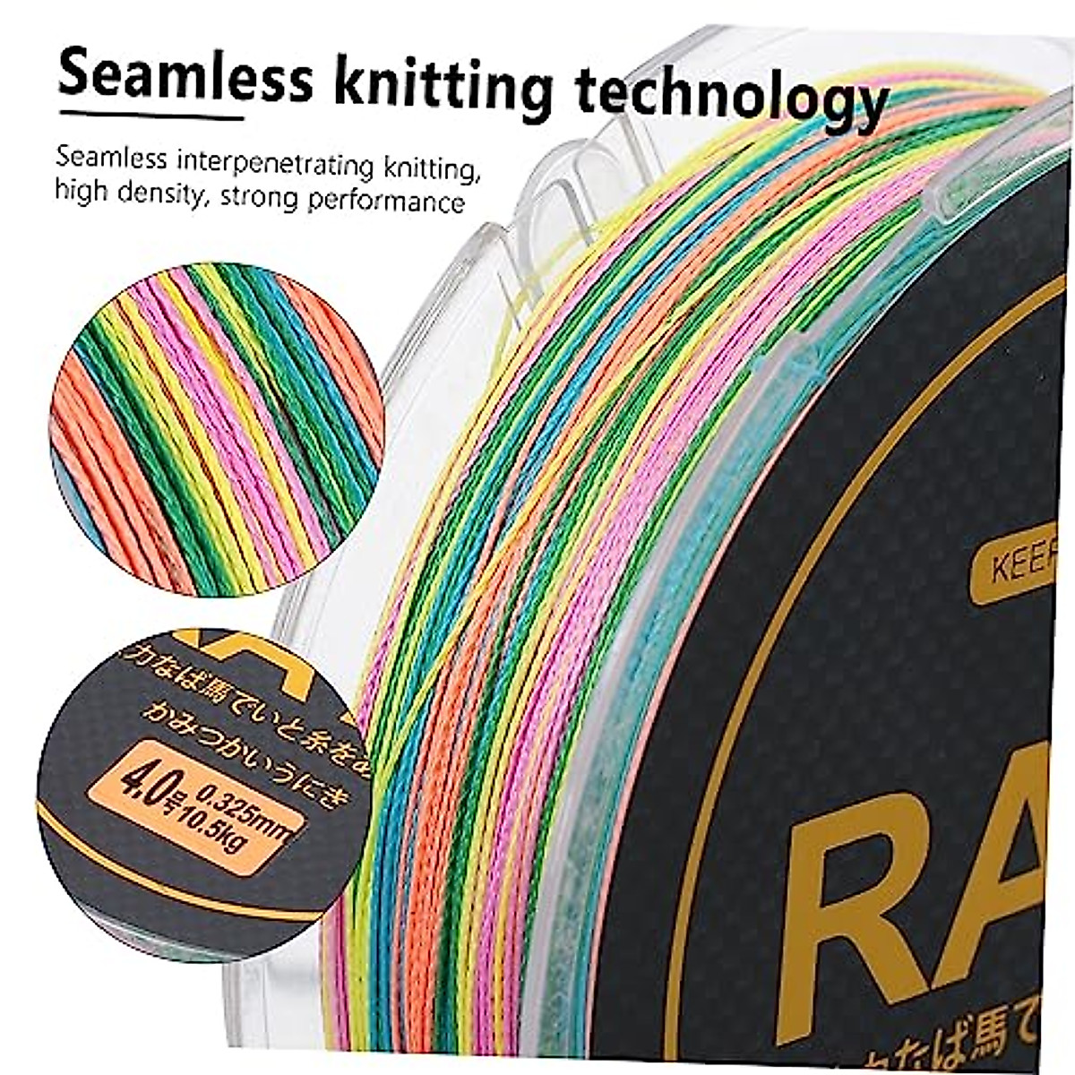 Unomor 1 Roll Braided Fishing line Fishing Accessories Fishing Thread Fishing line Saltwater Nylon line Braided Fishing Wire Fluorescent Fishing line Freshwater Fishing Supplies