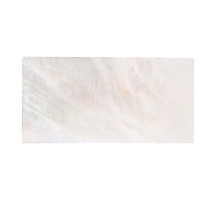 Musiclily Pro Natural Mother of Pearl Guitar Inlay Material Blank Sheet 50x25x2mm, White Pearl
