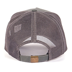 Zylioo Unisex Running Hat for Big Head,Mesh Back Buckle Baseball Cap,Curved Brim Breathable Trucker Hats