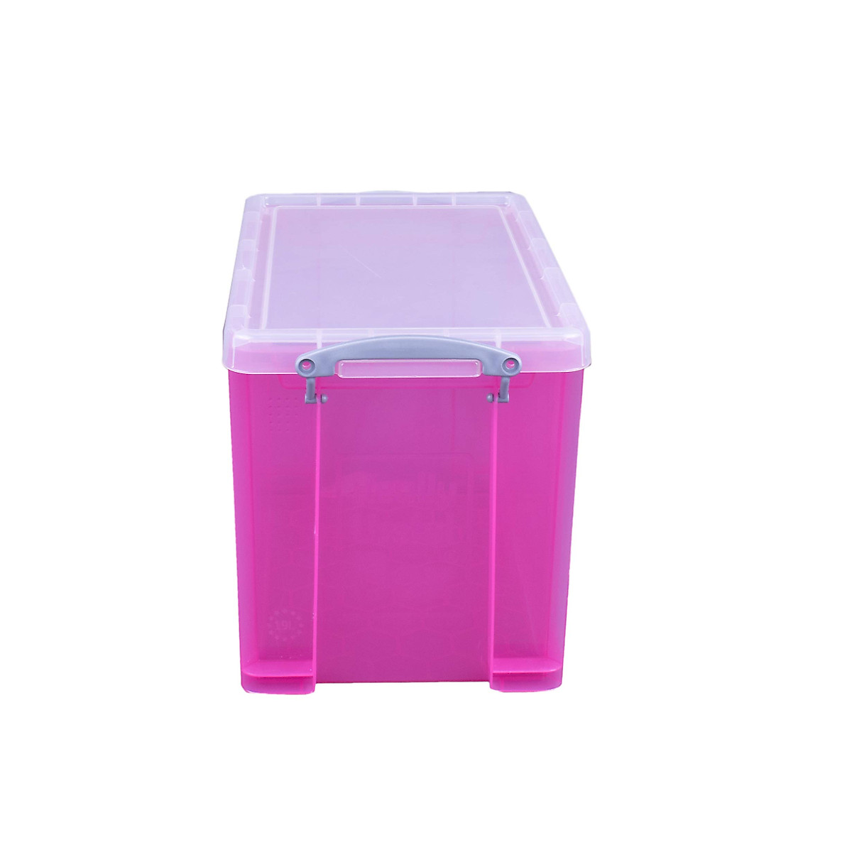 Really Useful Box 19 Litre Transparent Bright Pink