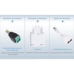【Upgraded Version】 VONETS VAP11G-500S Industrial High-Power 2.4GHz WiFi Bridge/Wireless Router/Ethernet WiFi to Ethernet Adapter for Industrial Application, PLC, Printer, Medical, Network Devices