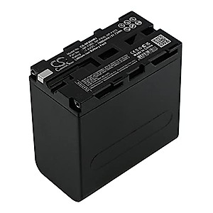 FYIOGXG Cameron Sino Battery for Sony DSR-DU1 (Video Disk Unit), DSR-PD100, DSR-PD100A, DSR-PD100AP, DSR-PD150, DSR-PD150P, DSR-PD170, DSR-PD170P, DSR-PD190P 7800mAh
