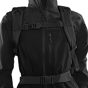 Highland Tactical Men's Vantage Tactical Backpack, Black, One Size