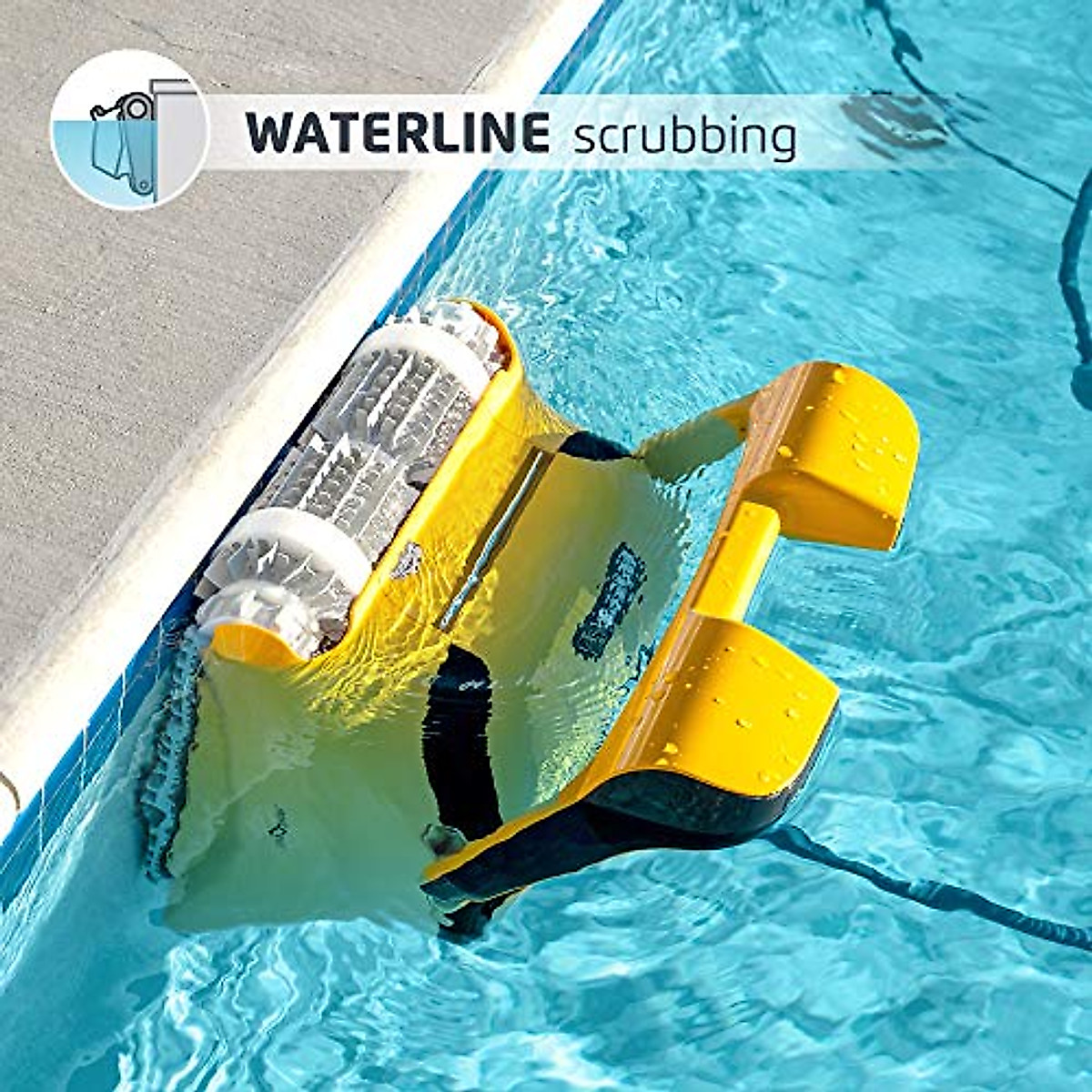 DOLPHIN Wave 80 Commercial Robotic Pool Cleaner with Caddy, Engineered for Unmatched Cleaning Performance, Ideal for Commercial Swimming Pools up to 68 Feet…