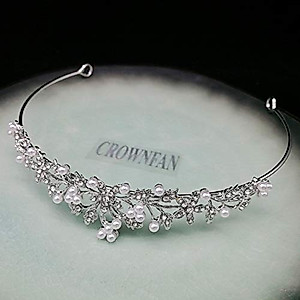 Rhinestone Crystal Tiaras and Crowns Headband For Women Birthday Pageant Wedding Prom Princess Crown (A-006)