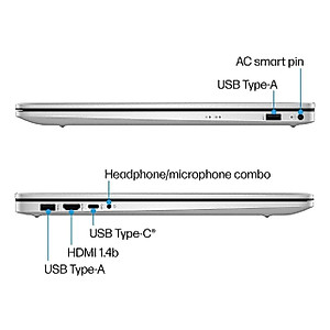 HP 2023 17.3" HD+ Premium Business Laptop, AMD 4-Core Ryzen 3 7320U Upto 4.1GHz, 8GB RAM, 512GB PCIe SSD, AMD Radeon Graphics, Windows 11 Pro + HDMI Cable, Silver