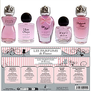 Charrier Parfums - 5 Eaux de Parfum Gift Set - 'Collection Fashion' - 49.7 ml - Made in Provence, France