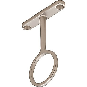 Synergy Center Support,mat Finish,for 33mm (1 5/16") Closet Rods (Nickel)
