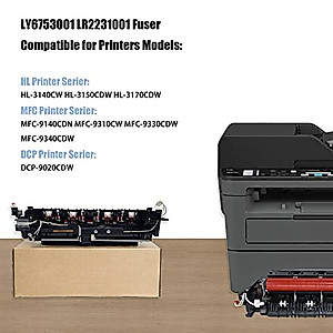 LY6753001 LR2231001 Fuser Fixing Unit 110V for Brother Printer, Compatible with HL-3140CW HL-3150CDW HL-3170CDW MFC-9310CW MFC-9140CDN MFC-9330CDW MFC-9340CDW DCP-9020CDW