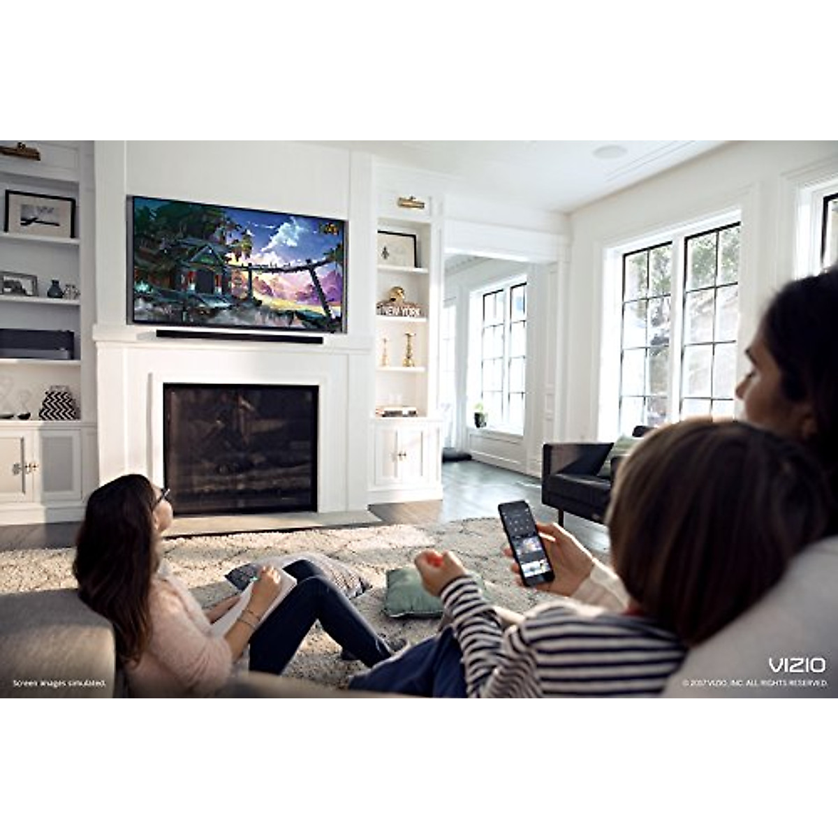 VIZIO M75-E1 4K Ultra HD Smart LED TV, 74.54", Black (2017)