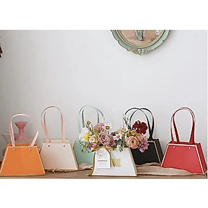 XICHEN 6 Counts/Colors flower gift bag,Florist Bouquet Supplies,DIY Crafts,Gift Packaging or Gift Box Packaging, Waterproof Floral Wrapping