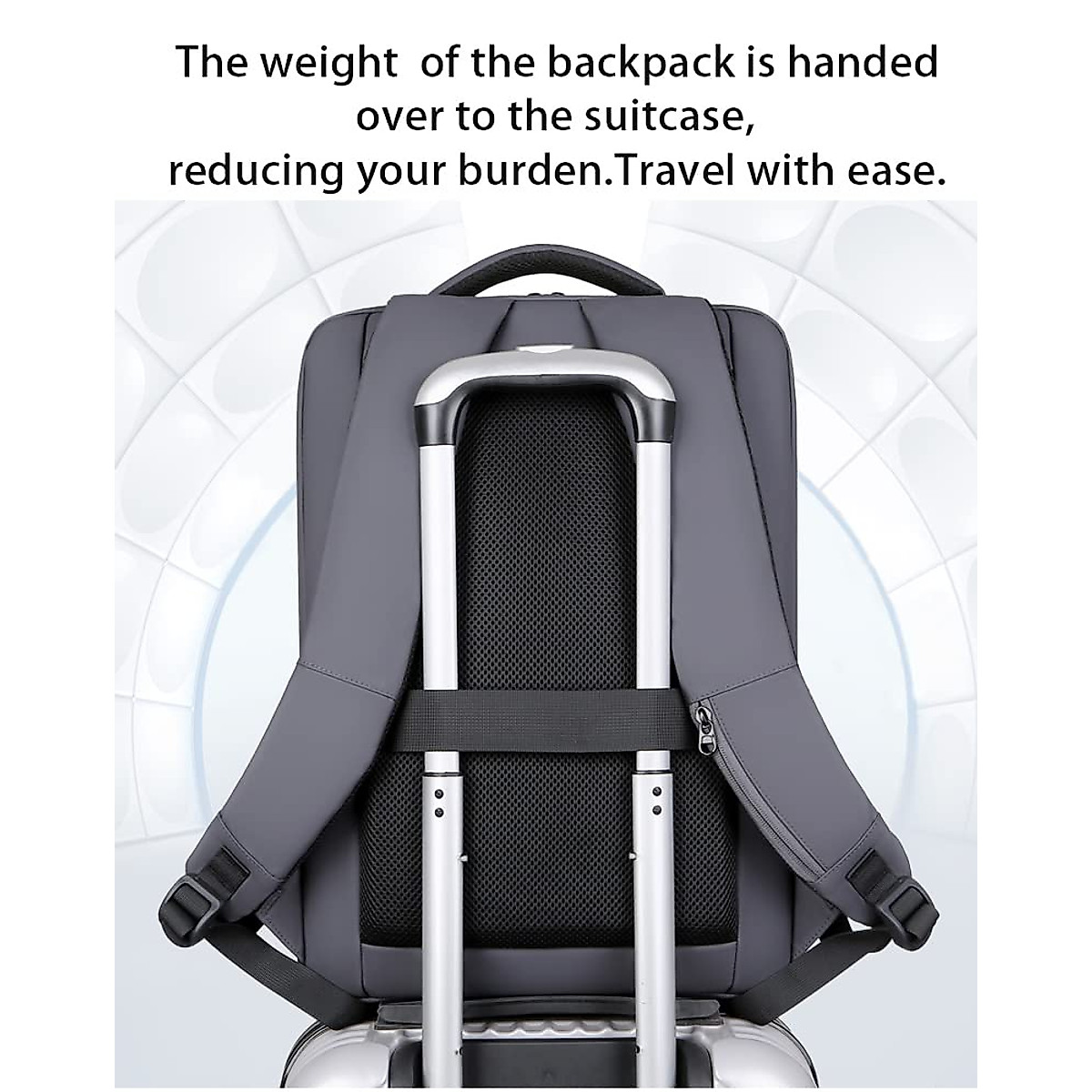 Livreo Backpacks for travelers, backpacks for business negotiations, backpacks for men at work, laptop backpacks, college backpacks.This is a multi-purpose backpack with USB(15.6-inch black)