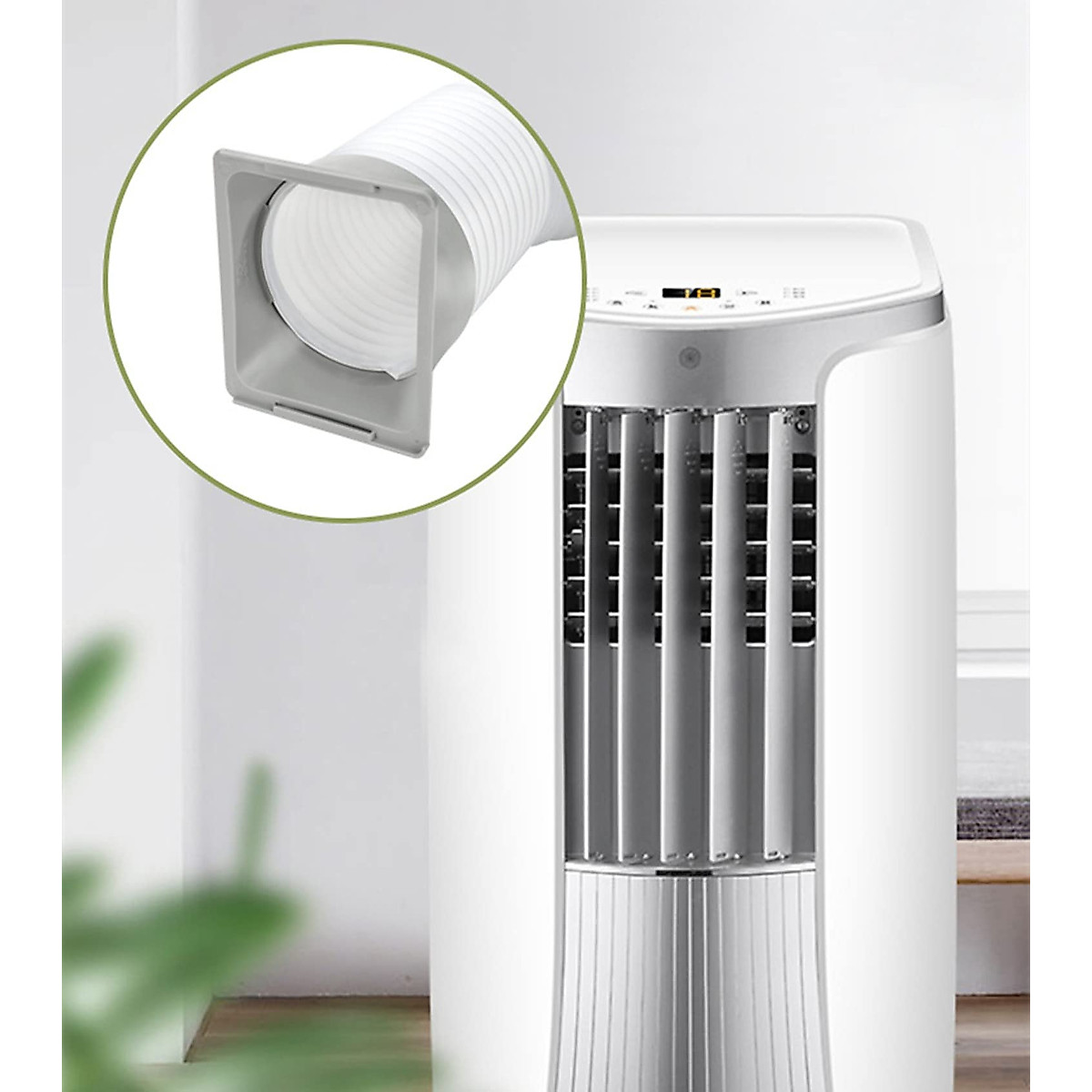 Air Conditioner Exhaust Hose Coupler Portable 5.9/6 Inch AC Unit Tube Connector Air Conditioning Accessories & Parts Window Adapter