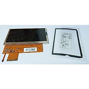 TOTALCONSOLE LCD Screen Replacement for PSP 1000 1001 Series w/Backlight & Cushion Gasket Sony OEM Original, Silver (TC-95222)