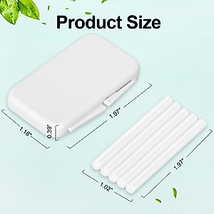 Annhua Orthodontist Braces Wax Ortho Dots 10 Pack for Aligners, Braces Wearer, Brackets, Invisible-lingers, Dental Orthodontic Wax Strips White - Unscented & Flavorless