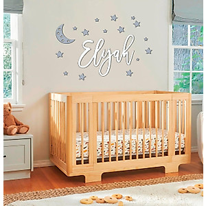 Personalized Custom Wood Name Sign with Stars Wooden Wall Stickers Nursery Name Sign, Personalized Baby Gifts Nursery Wall Decor Wooden Letters for Wall Decor Custom Sign Nursery Decor