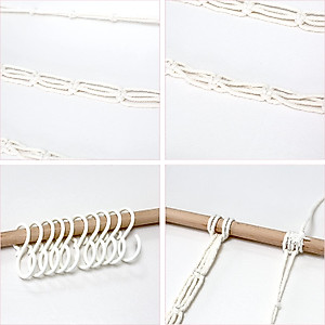 yunhuatdm Headband Bow Holder Hanging Hair Bows Headbands Organizer with 30PCS Plastic Hooks, Newborn Toddler Hair Accessories Organizer Storage for Wall, Room, Door, Closet