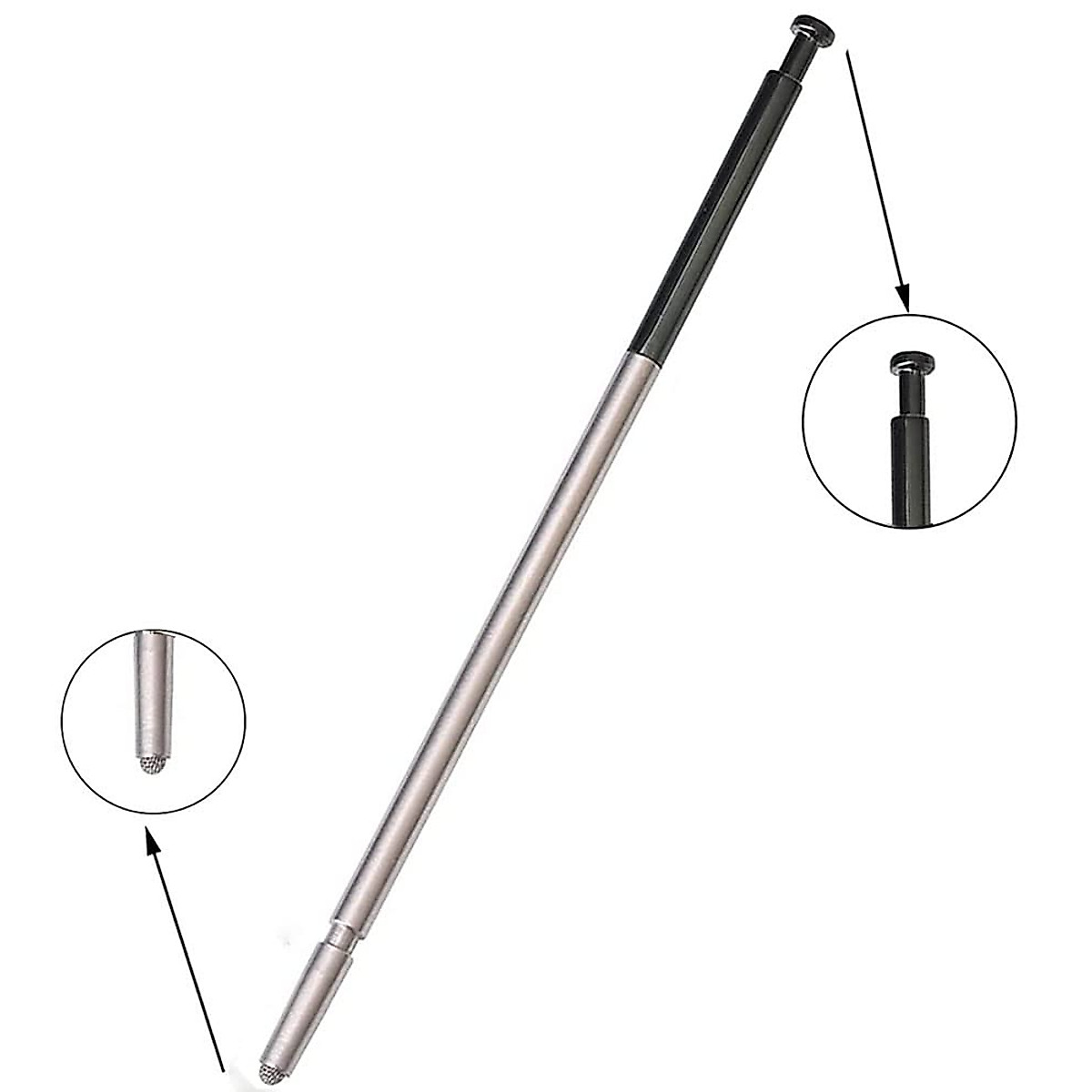 for Moto G Stylus 5G Stylus Pen Replacement, Part Touch Stylus Pen for Motorola Moto G Stylus 5G 2021 XT2131 All Verison Touch Pen with Eject Pin (2PCS Black)