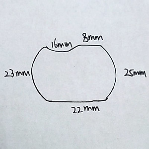 BestParts Optical Concave Glass Len Replacement for Projector Optoma HD20 HD23 HD180 HD66 HD200X GT750 TX542 HD21 HD25 HD26 HD30 HDF520 Condenser Resin Lens 23.8AS06G002