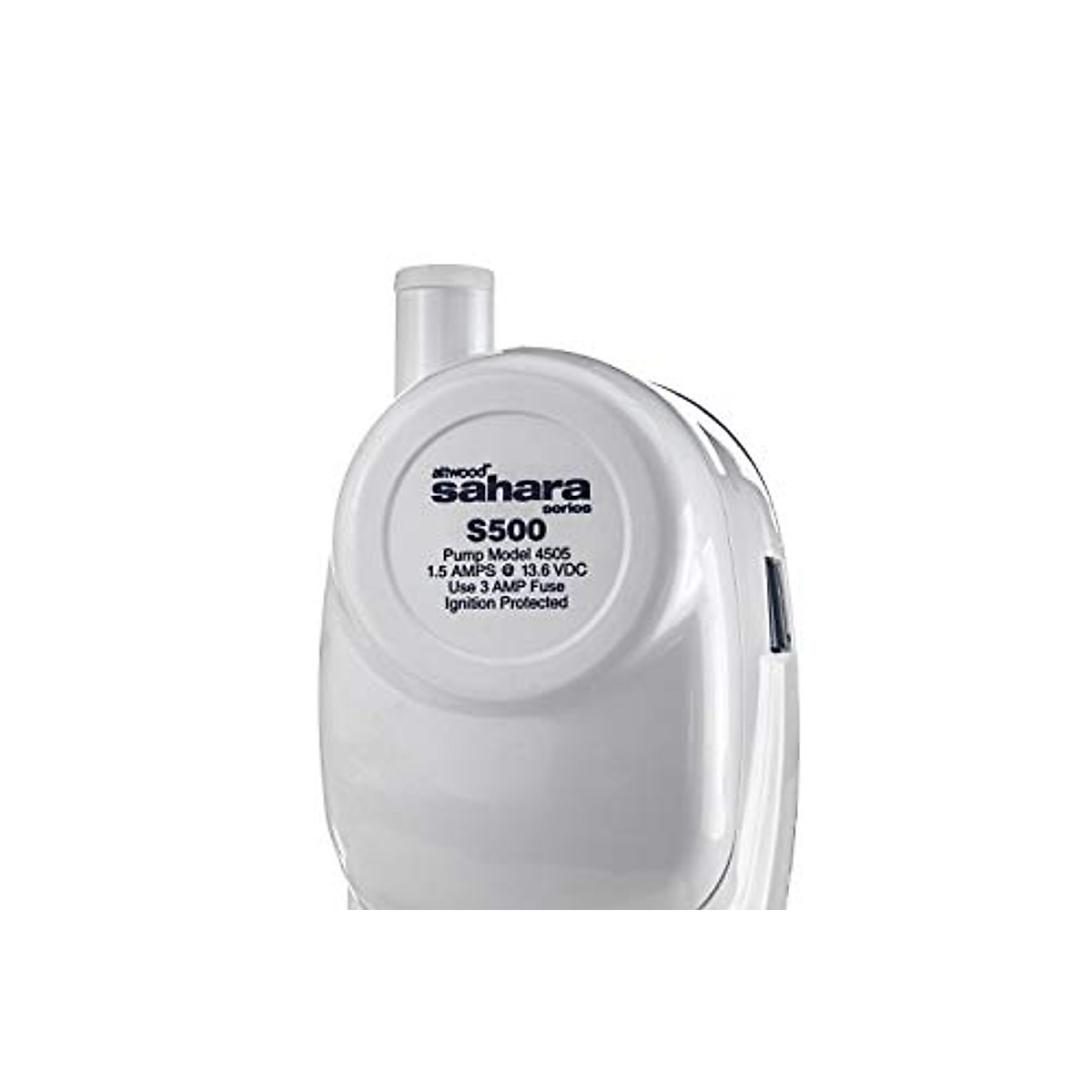 Attwood 4505-7 Sahara S500 Automatic Bilge Pump, 12-Volt, 1.5-Amp Draw, ¾-Inch Interior Diameter Hose, 29-Inch 16-Gauge Wire