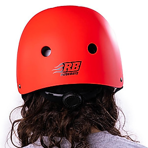 Kids Skateboard Bike Helmet Pads Set Protective Gear from Rude Boyz - Knee Pads Elbow Pads Wrist Pads Set for Youth Boys Girls