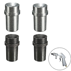 Jewboer 4pcs Ceramic Sandblaster Nozzle Tips,Abrasive Sand Blaster Blasting 4.5mm,5mm,6mm and 7mm Inner Diameter (Pack of 4)