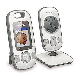 VTech BV73121GY Digital Video Baby Monitor with Full-Color and Automatic Night Vision, Gray