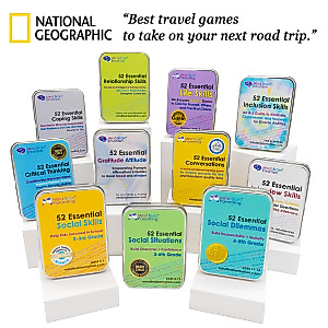 Mind Brain Emotion 52 Essential Conversations for Home, Therapy, Speech, School Classroom - Conversation Cards for Kids, Family, Teacher & Counselor to Build Growth Mindset & Communication Skills