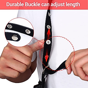 Shoulder Holster, Vertical Shoulder Holster with Magazine Holder PU Leather Adjustable Concealed Carry Shoulder Holster for Right Hand Black