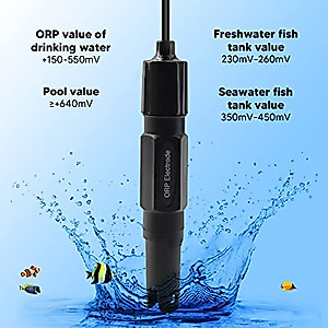 PH Probe, Lightweight Professional 0.00 to 14.00PH PH Sensor for Q9 BNC Plugs (1.2m)