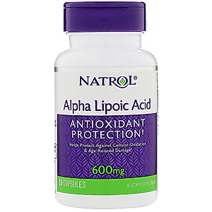 Natrol Alpha Lipoic Acid 600 Mg, 30 count