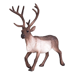 MOJO Reindeer Realistic International Wildlife Toy Replica Hand Painted Figurine Brown