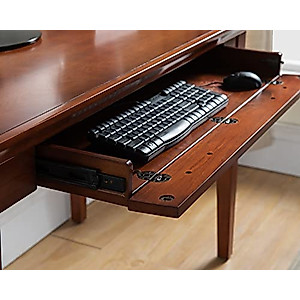 Leick Westwood Laptop/Writing Desk, Brown Cherry Finish