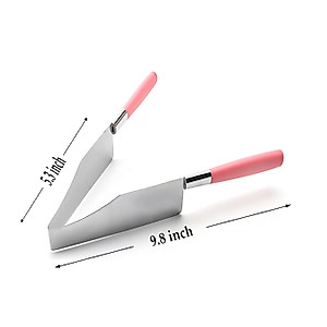 Cake Slicer and Cake Leveler Slicer-Staless Steel Cake Server Cuts the Perfect Cake.Cake Cutter Slicer Stratification Auxiliary Bread Toast Slicer.Kitchen DIY Baking Tool for Cakes, Pie and Desserts