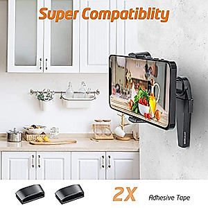 WixGear Phone Holder for Desk, Premium Adjustable Phone Stand for Desk, Home Office Accessories, Desktop Phone Holder Mount for iPhone and All Smartphones