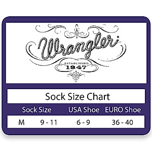 Wrangler Ladies Merino Wool Blend Aztec Knee High Boot Socks 1 Pair Pack (Black)