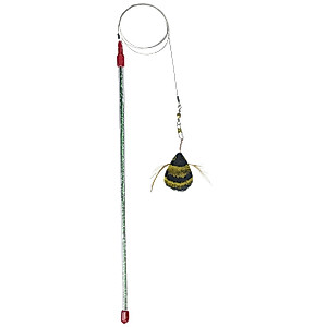 GoCat Cat Catcher Da Bee Cat Toy, Handmade in The USA (1 Bee)