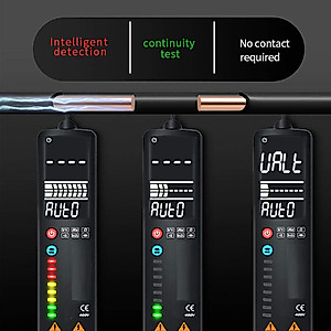 Digital Multimeter Dual Mode LCD Non Contact Voltage Detector 2000 Digits AC/DC 400V Auto Range Voltage Resistance Frequency Tester Electrical Tester Meter