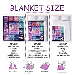 Sulpoie Granddaughter Gifts from Grandma, Granddaughter Blanket, Gifts for Granddaughter from Grandparents, Granddaughter Birthday Graduation for Granddaughter Throw Blanket 60"x50"