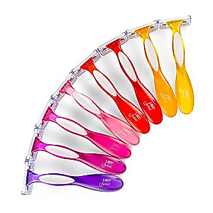 BIC Soleil Color Collection Disposable Razors for Women, 16-Count, 3 Blades - Premium Shaving Razor Set with Aloe Vera and Vitamin E Lubricating Strip - Luxurious Personal Care Products