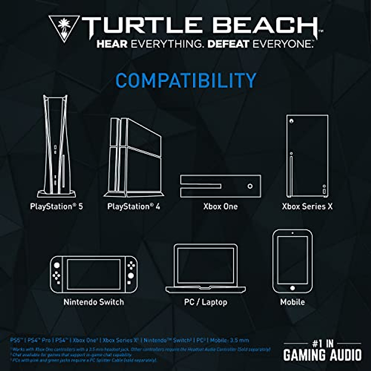 Turtle Beach Recon 70 Gaming Headset for Nintendo Switch, Xbox Series X, S, Xbox One, PS5, PS4, PlayStation, Mobile, & PC with 3.5mm - Flip-to-Mute Mic, 40mm Speakers - Black