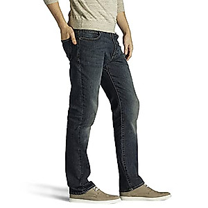 Lee Men's Extreme Motion Straight Taper Jean Maverick 34W x 30L