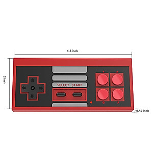 Handheld Gamepad Games Controller for GV300S Games Console (Red)
