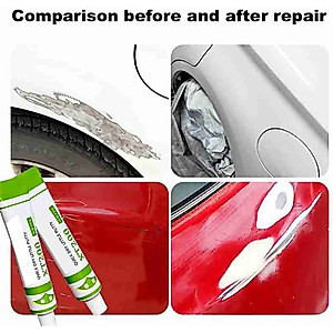 5Pcs Gogolonge Fiberglass Boat Repair Paste, Instafix Fiberglass Repair Paste, XT200 Quick Dry Little Putty, Car Scratch Remover Touch Up Paste Fix Tools for Scratches,Screw Holes,Cracks (Black)