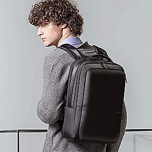 Slim Laptop Backpack Business Travel Durable Laptops Backpack with USB Charging Port Water Resistant College School Computer Bag for Women & Men Fits 15.6 Inch Laptop and Notebook (Black)