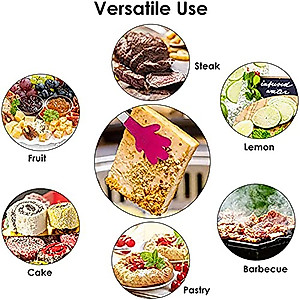 YUSDEE Kitchen Cooking Tongs 7.1inch Mini Stainless Steel clamp With Hand-Shaped Silicone Head Used For Home Cooking Wil Garden Barbecue Grilling Locking Food Tongs (Light Blue)