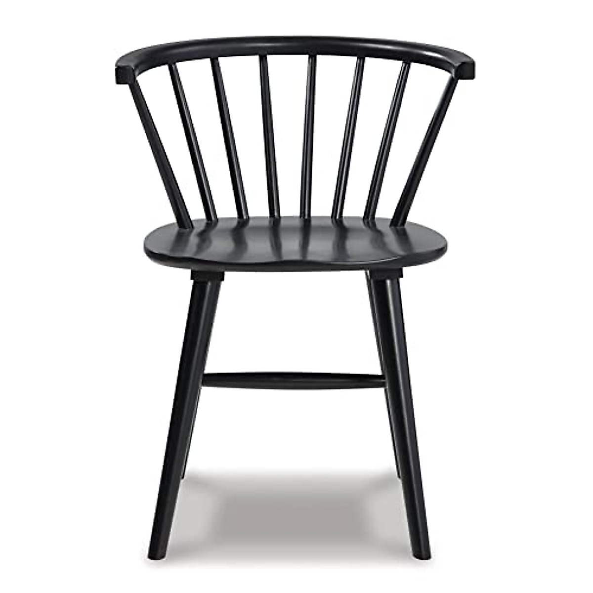 Signature Design by Ashley Otaska Dining Room Side Chair Set of 2, Black