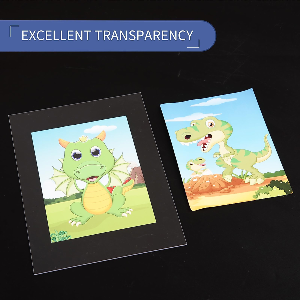 12 Pack 8" x 12" Clear Acrylic Sheets 1.8mm Thick Transparent Cast Plexiglass Plastic Sheets Clear Plastic Acrylic Boards Panel Glass Replacement for DIY Display Projects, Craft, Sign, Photo Frame