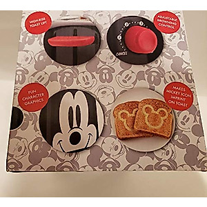 Disney Mickey Mouse 2 Slice Toaster